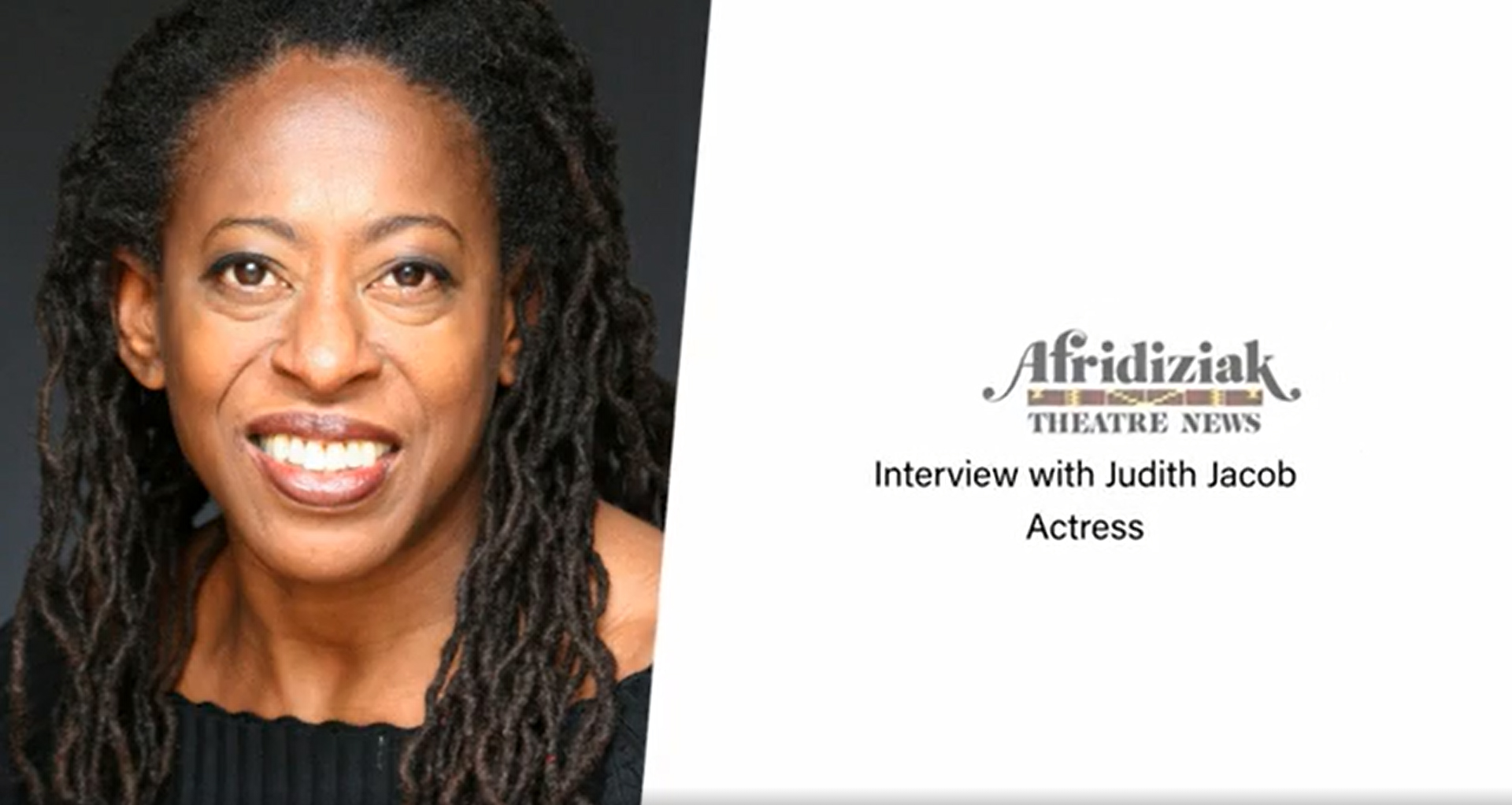 Judith Jacob | White Witch • Afridiziak Theatre News