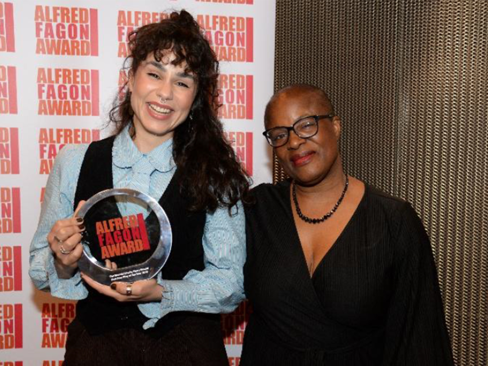 Announcing the winners of the 29th Alfred Fagon Award and the fourth ...